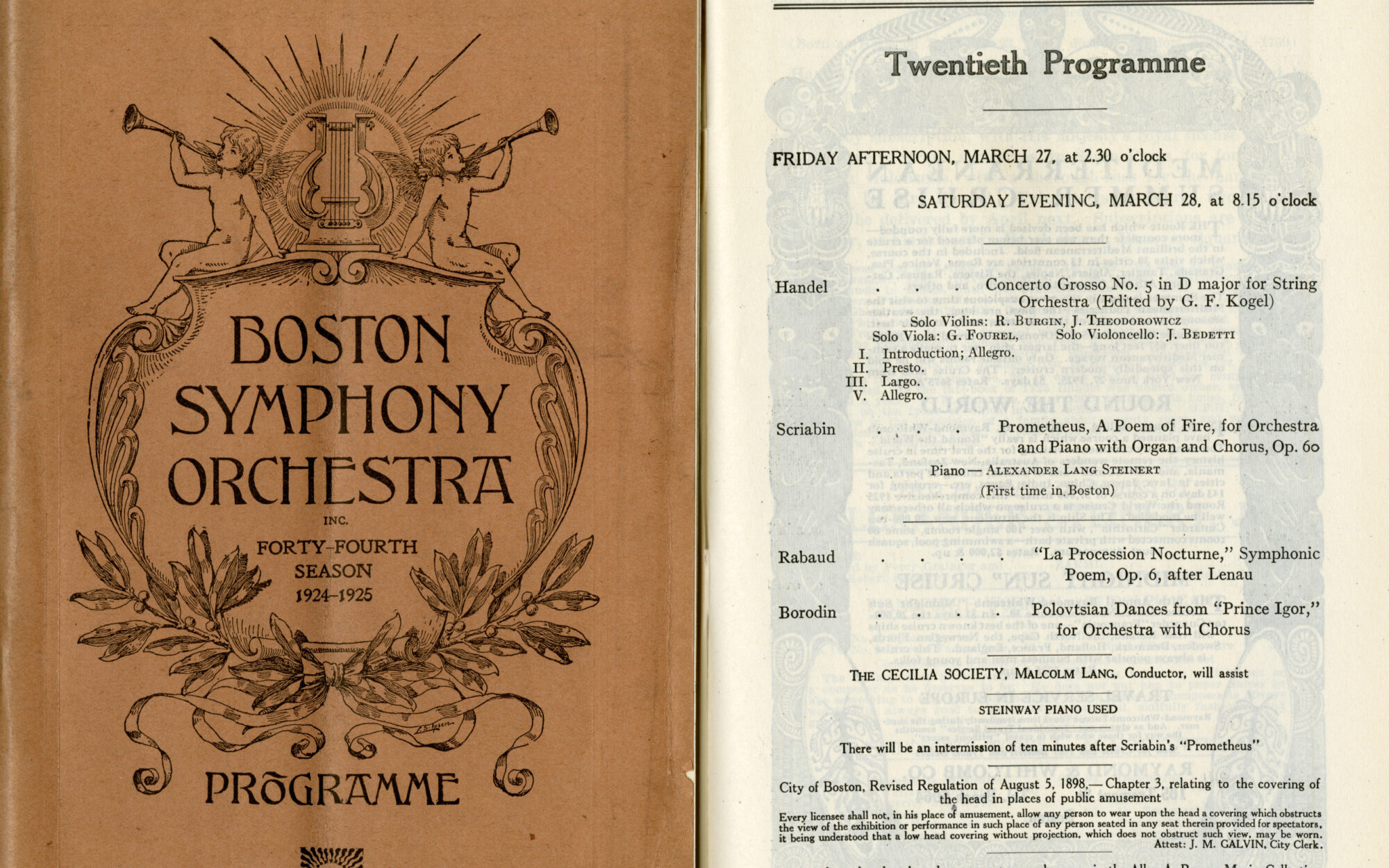 BSO | Koussevitzky as Publisher: Editions Russes de Musique Provides…