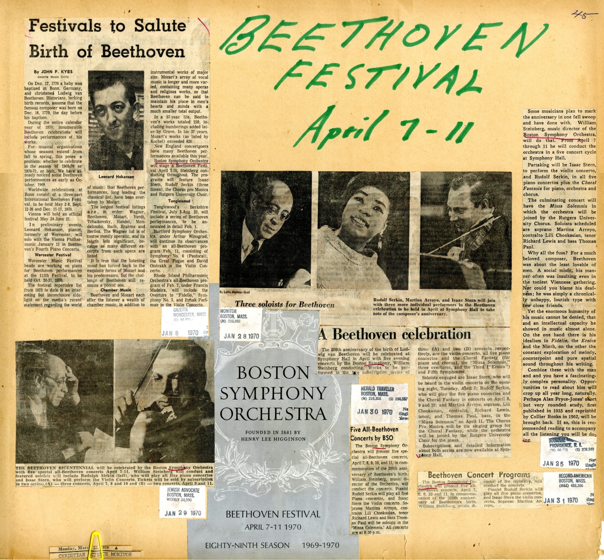 BSO | Beethoven Festivals at the BSO