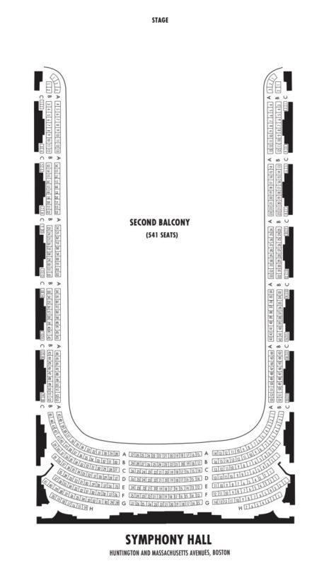 BSO | Symphony Hall Building Maps and Seating Charts